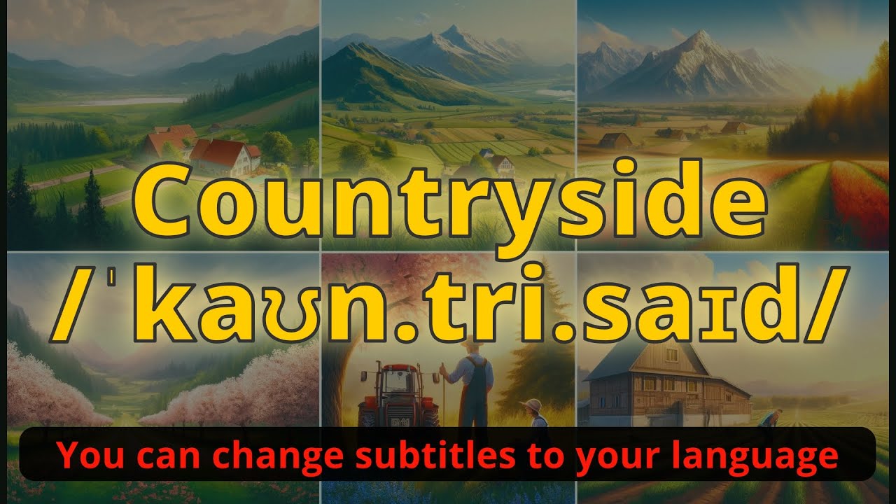 Countryside meaning with 5 examples - YouTube