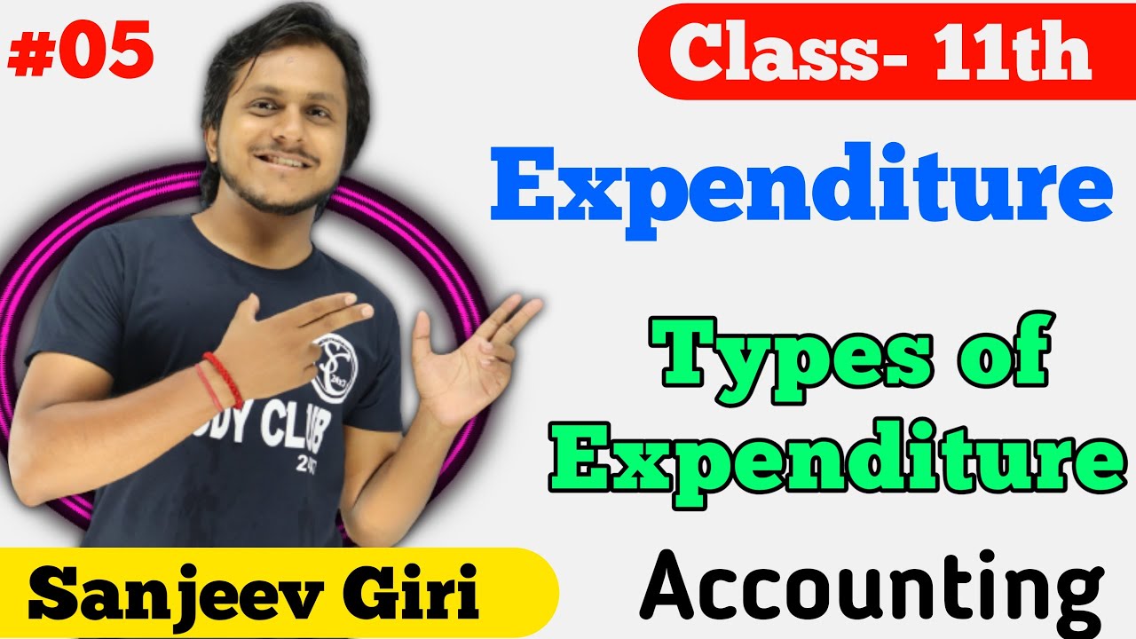 What is Expenditure ? (SIMPLE Explanation) || Types of Expenditure ...