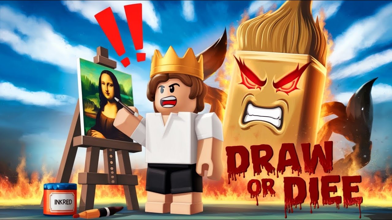 I DRAW THE BEST DRAWING IN ROBLOX😱😱 | DRAW OR DIE !! - YouTube