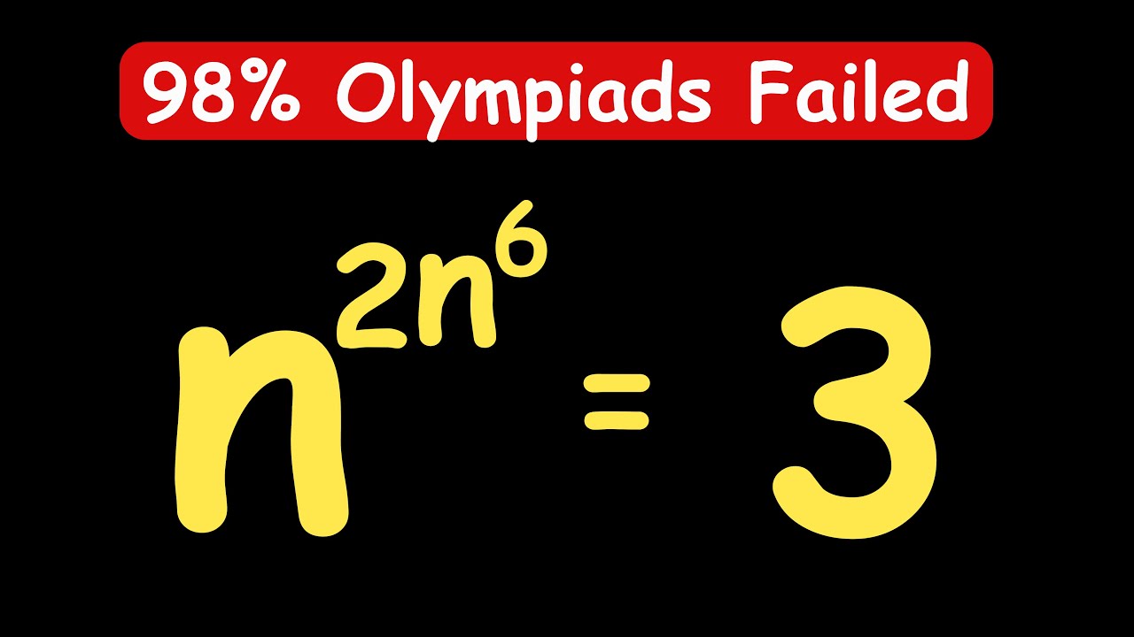 FRANCE OLYMPIADS || How to Solve for n? || n = ? #maths - YouTube