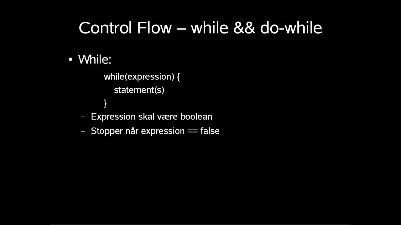 Lær at kode Java lektion 4 Basics - YouTube