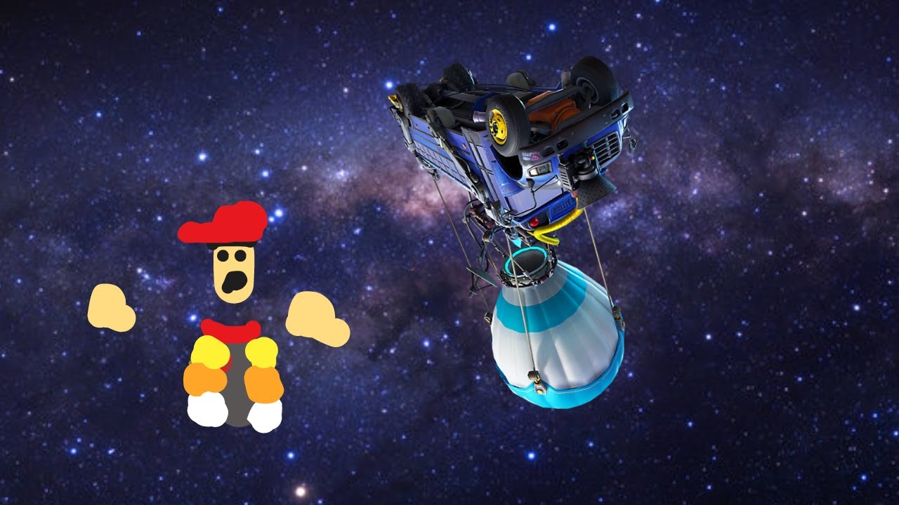 being on the Fortnite battle bus in space be like - YouTube