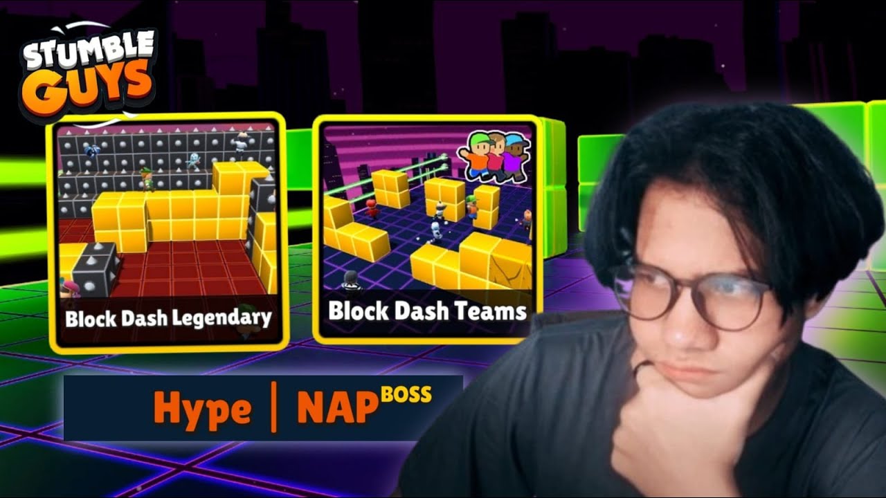 LIVE STUMBLE GUYS! CUSTOM BLOCK DASH MAP ADD FRIENDS! #42 #50k - YouTube