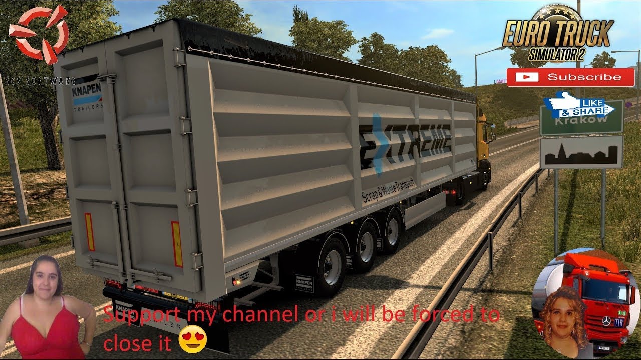 Euro Truck Simulator 2 (1.37) Knapen K100 Ownable Trailer v1.3.1 by ...