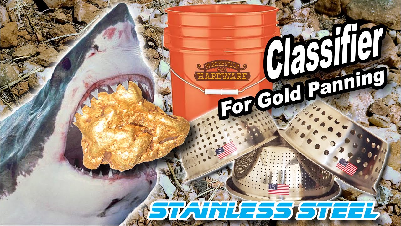 NEW DESIGN for Gold Prospecting Classifier - Stainless Steel - YouTube