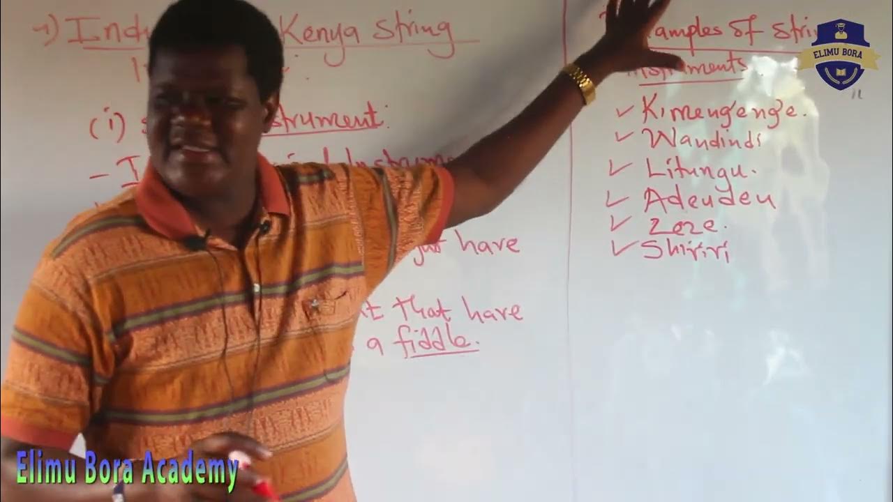 Indigenous Kenyan String Instruments | Grade 6 Creative Arts with ...