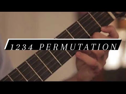 Exercises - 1234 Permutation for Guitar - YouTube