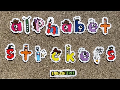 Abc Stickers Song | English Tree's Alphabet Playhouse