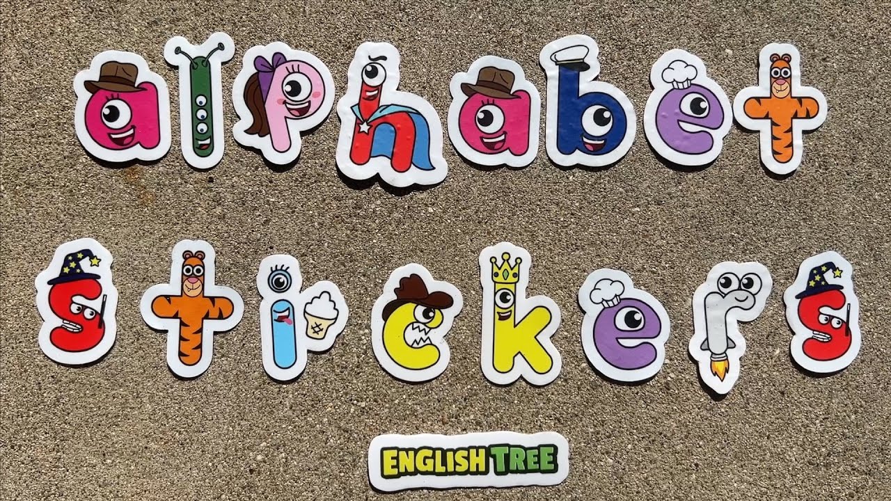 Abc Stickers Song | English Tree's Alphabet Playhouse - YouTube