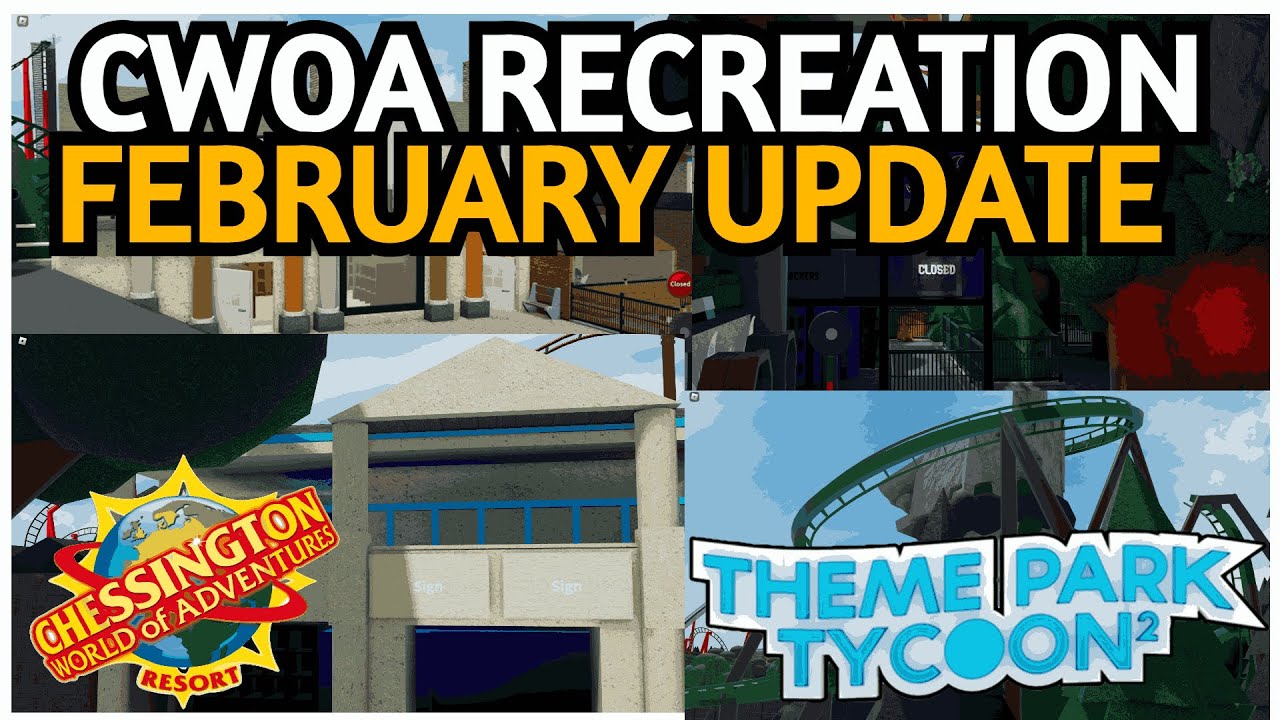 Theme Park Tycoon 2 Chessington WOA February Update! - YouTube