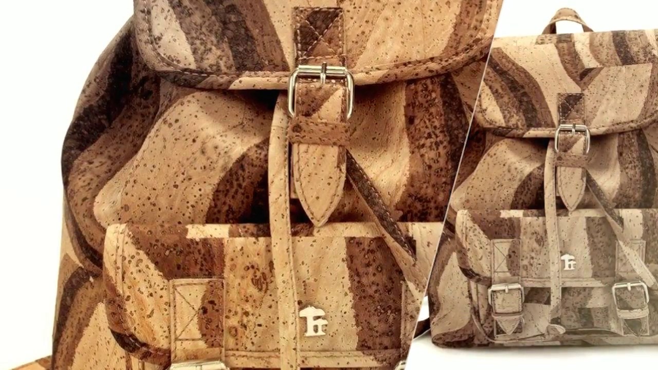 Cork handbags, purses, cork accessories at shopcorkdesign.com - YouTube