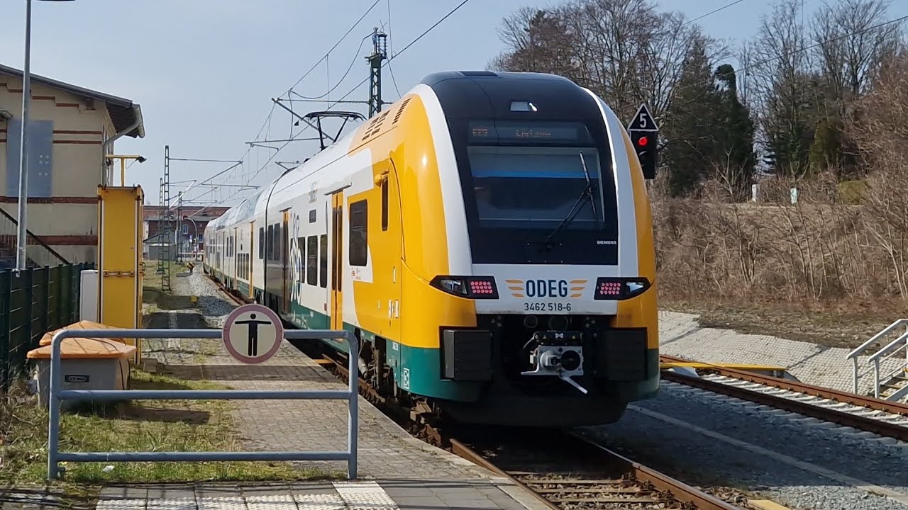 ODEG | Mitfahrt im RE9 von Lietzow (Rügen) bis Sassnitz in der BR 3462 ...