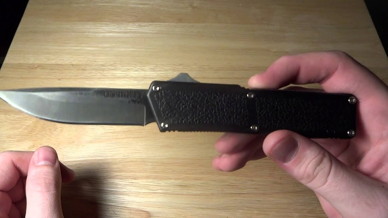 Knife Review: Lightning OTF Automatic - YouTube
