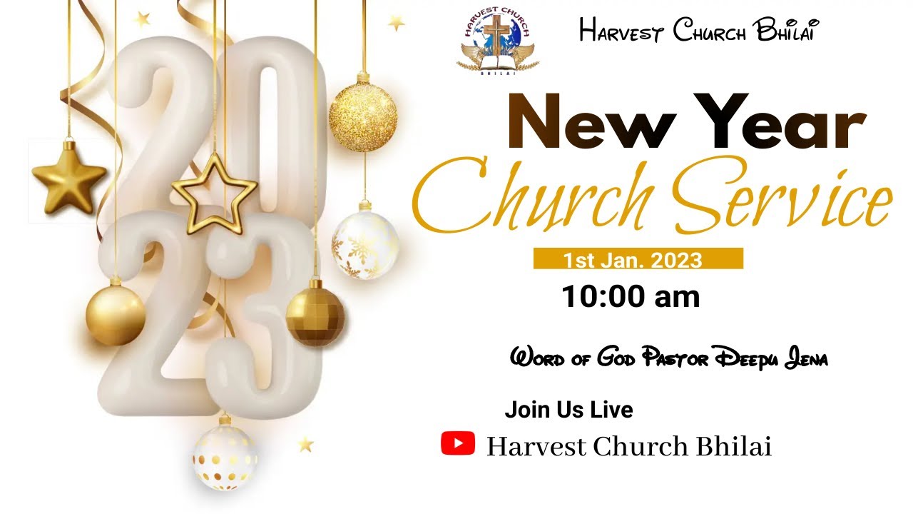 Harvest Church || New Year || Church Service || Pastor Deepu Jena ...