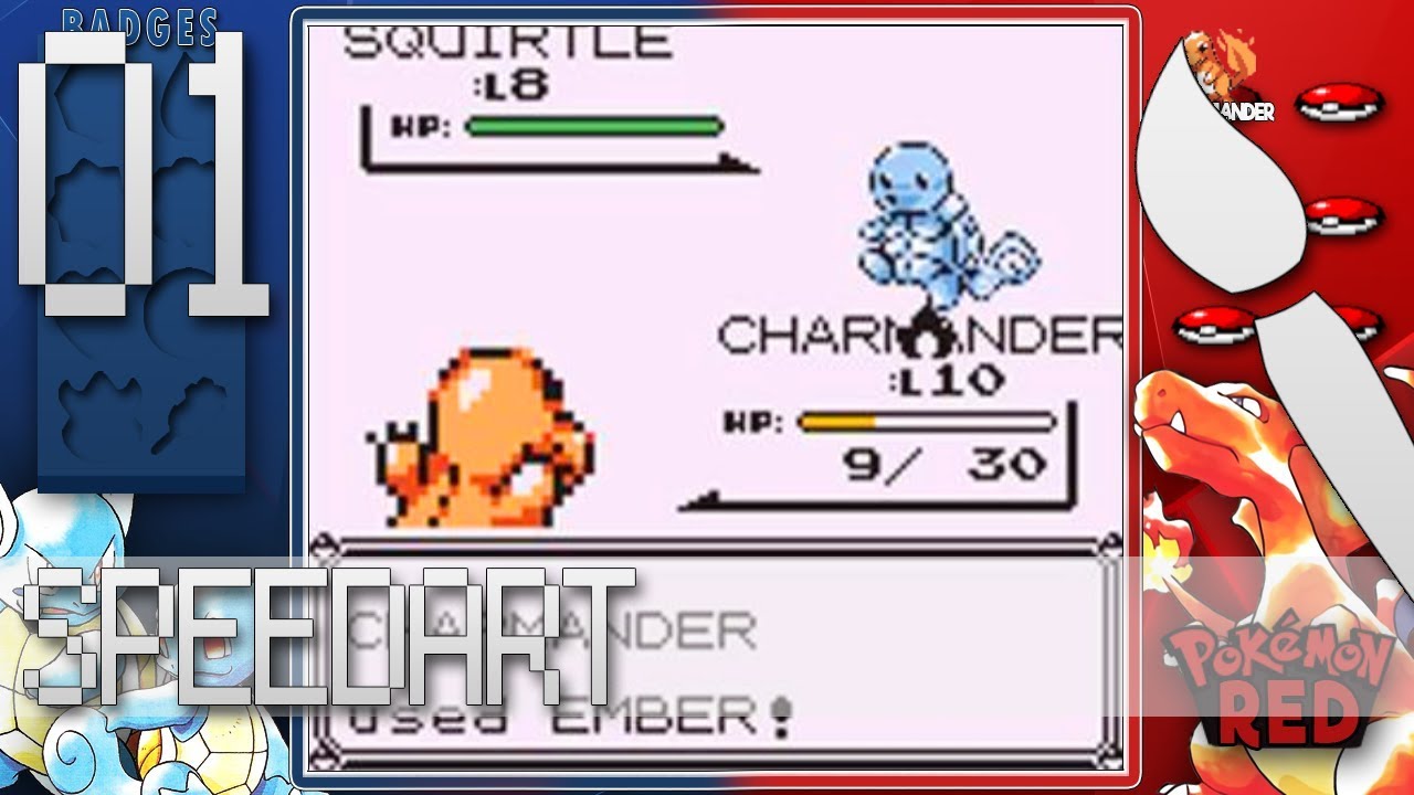 Speed Art - Pokemon Red and Blue Layout - YouTube