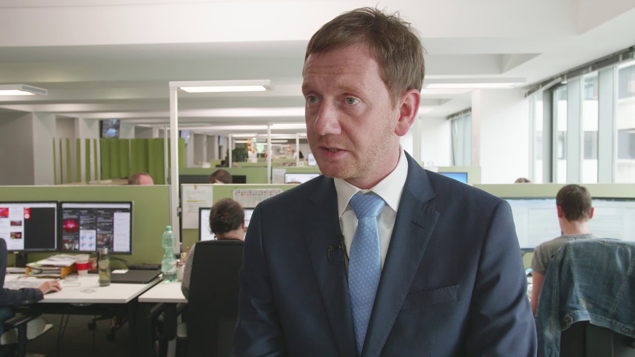 Sachsens Ministerpräsident Michael Kretschmer im Interview - YouTube