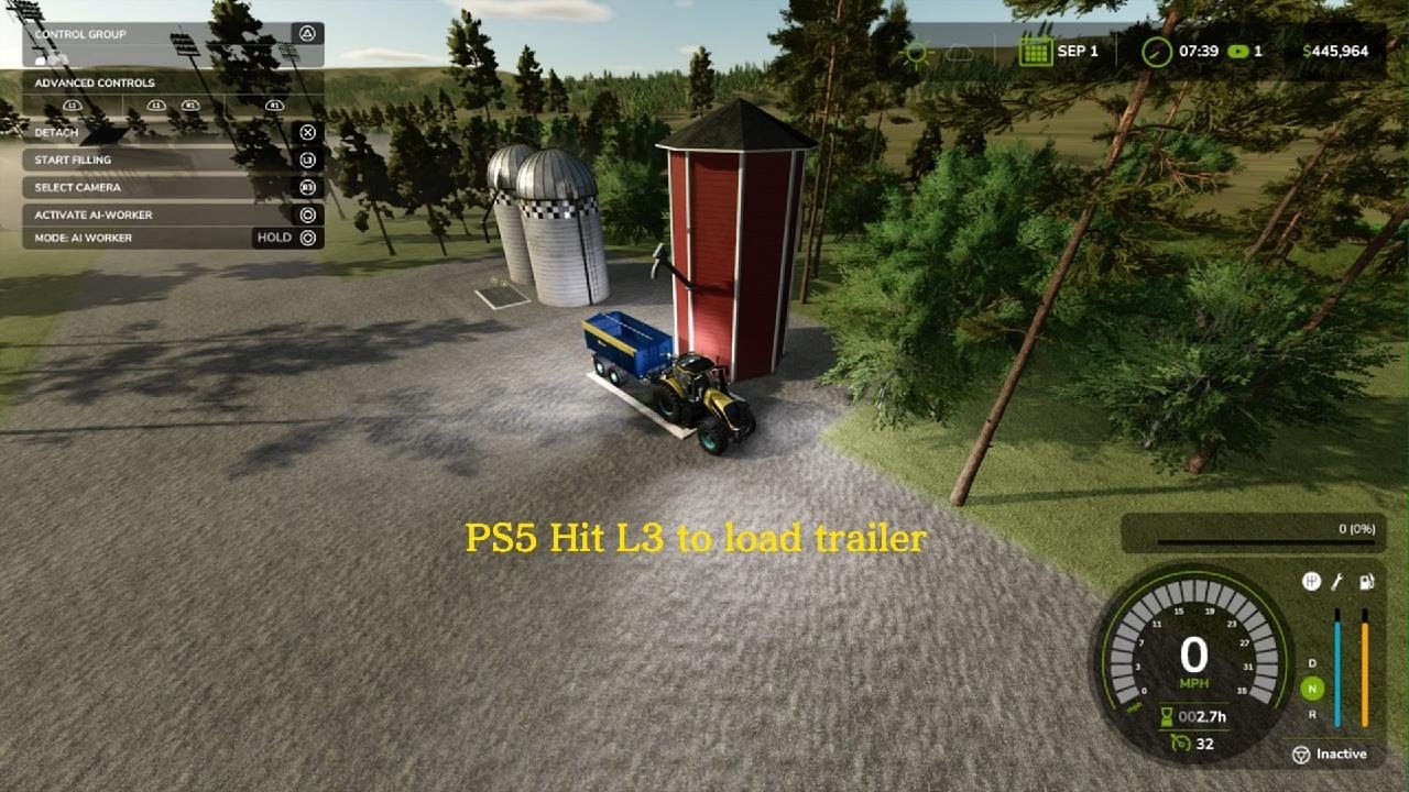 Farming Simulator 25 How to get items out of a silo ps5 console gaming ...