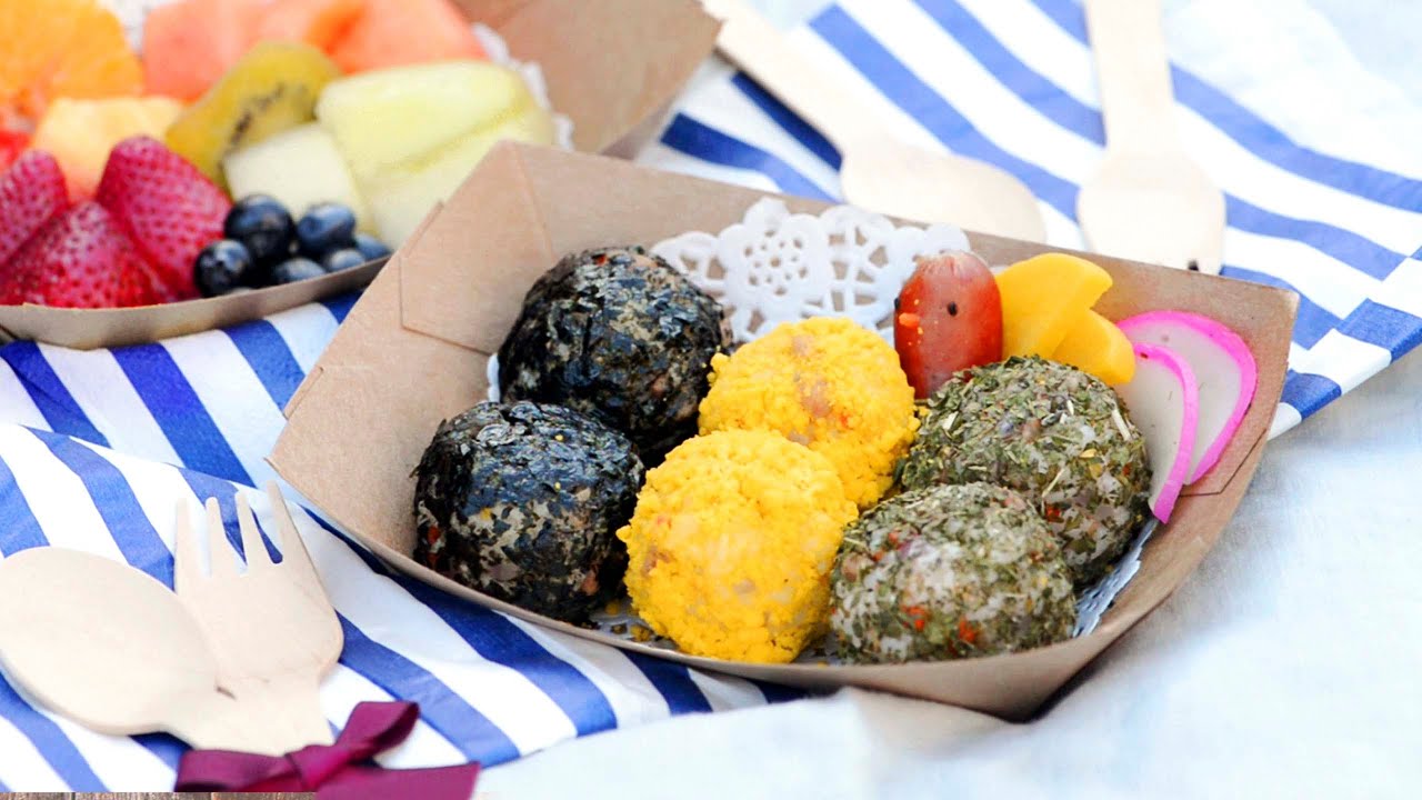 Three color rice balls l 삼색주먹밥 - YouTube