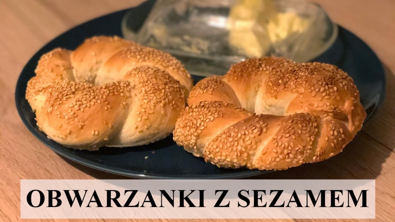Obwarzanki z sezamem. Mega smaczne! - YouTube