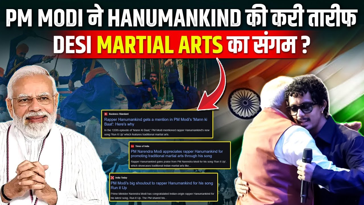 PM Modi Praises Hanumankind's "Run It Up"! | All Important Martial Arts ...
