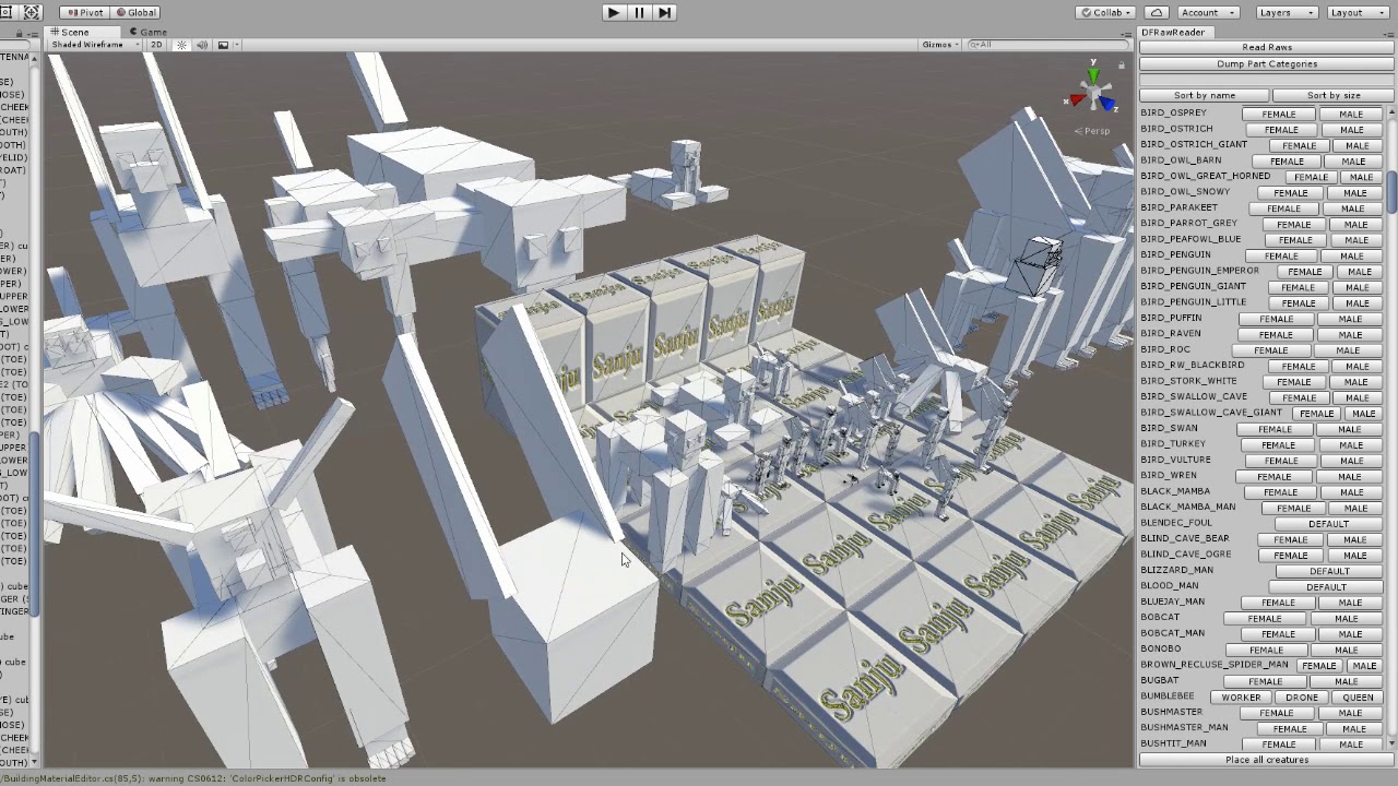 Armok Vision generated creature preview - YouTube