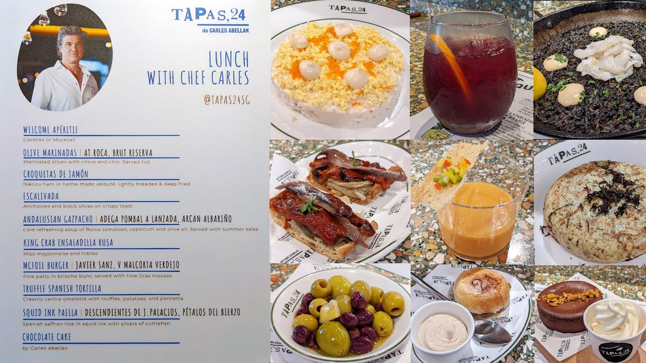 Tapas 24 Singapore - YouTube