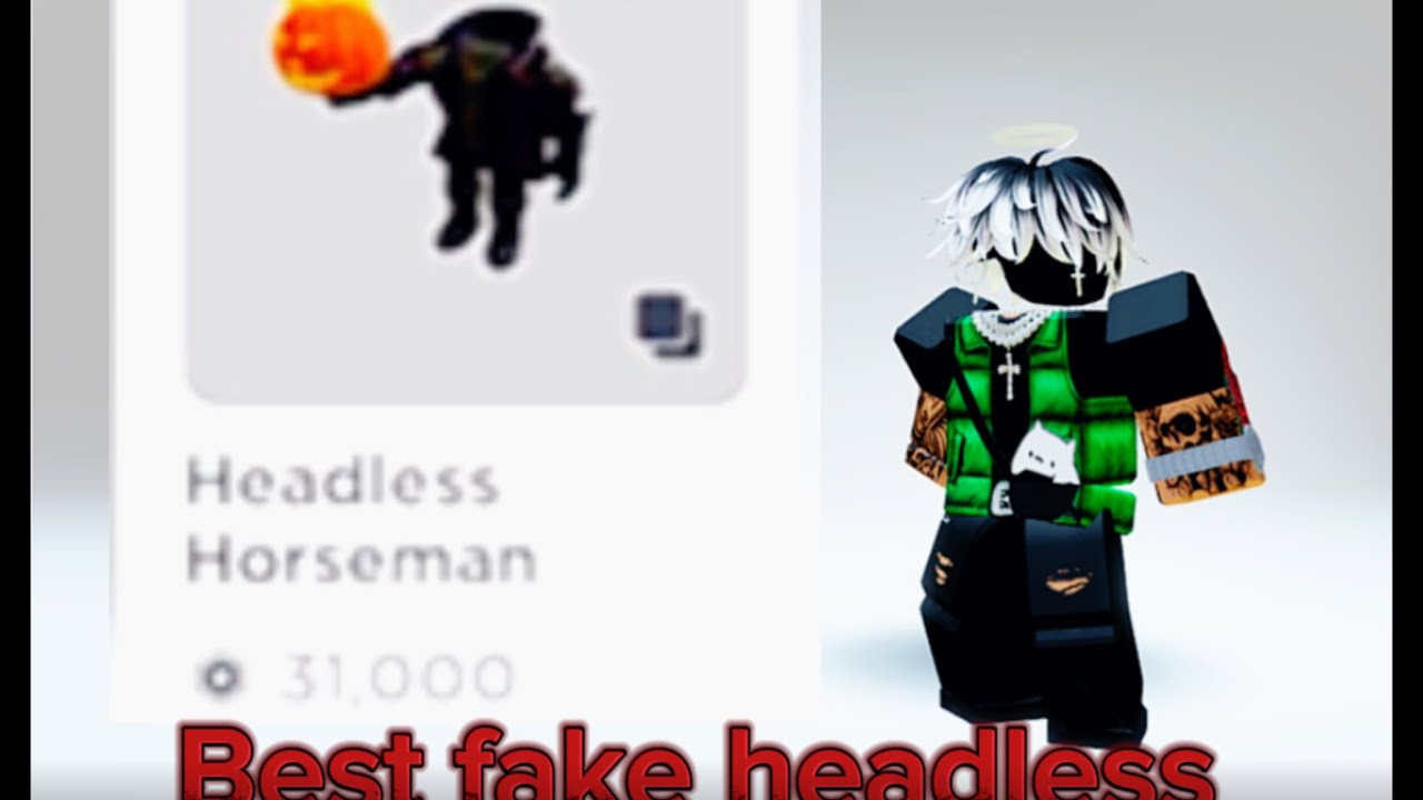 The best fake headless trick part 9 ||#roblox #robloxvideo # ...
