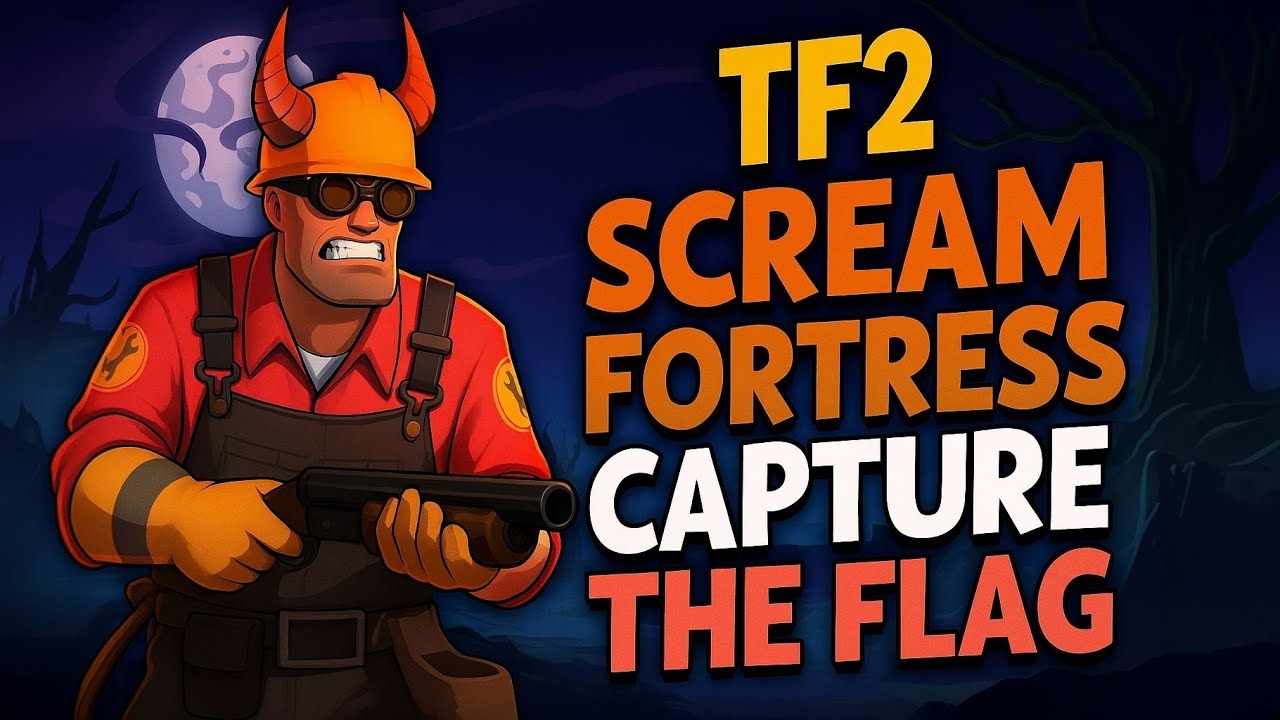 TF2 (Scream Fortress) Capture The Flag Devil-Cross Engineer Gameplay ...