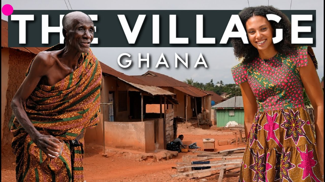 GOING TO MY DAD'S VILLAGE IN GHANA | ASHANTI REGION | traditional ...