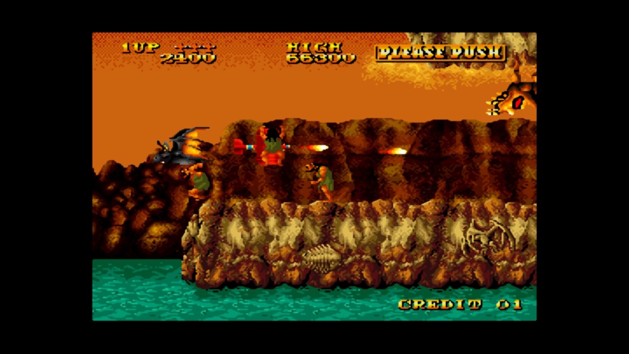 Prehistoric Isle in 1930 arcade full playthrough 60 fps - YouTube