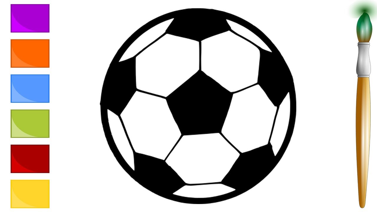 Bolalar uchun qayiq rasm chizish Draw football picture for kids Рисуем ...