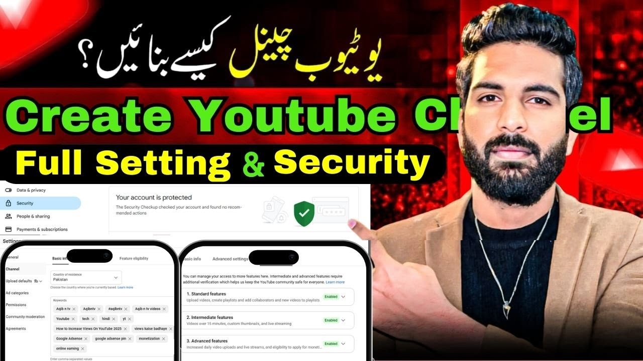 How to Create a YouTube Channel in 2025 | Settings and Security Explained - YouTube
