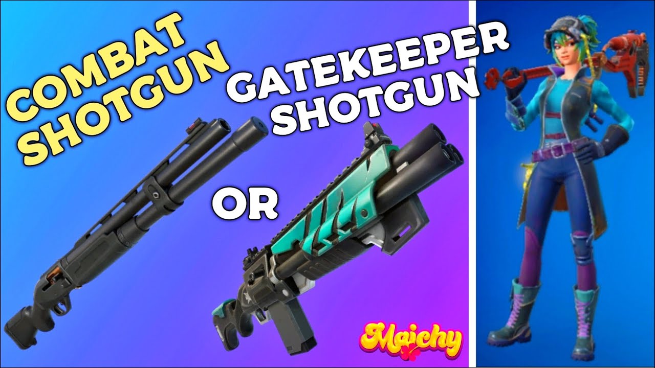 🔴 Combat Or Gatekeeper - Which Shotgun Is Better In Fortnite Chapter 5 ...
