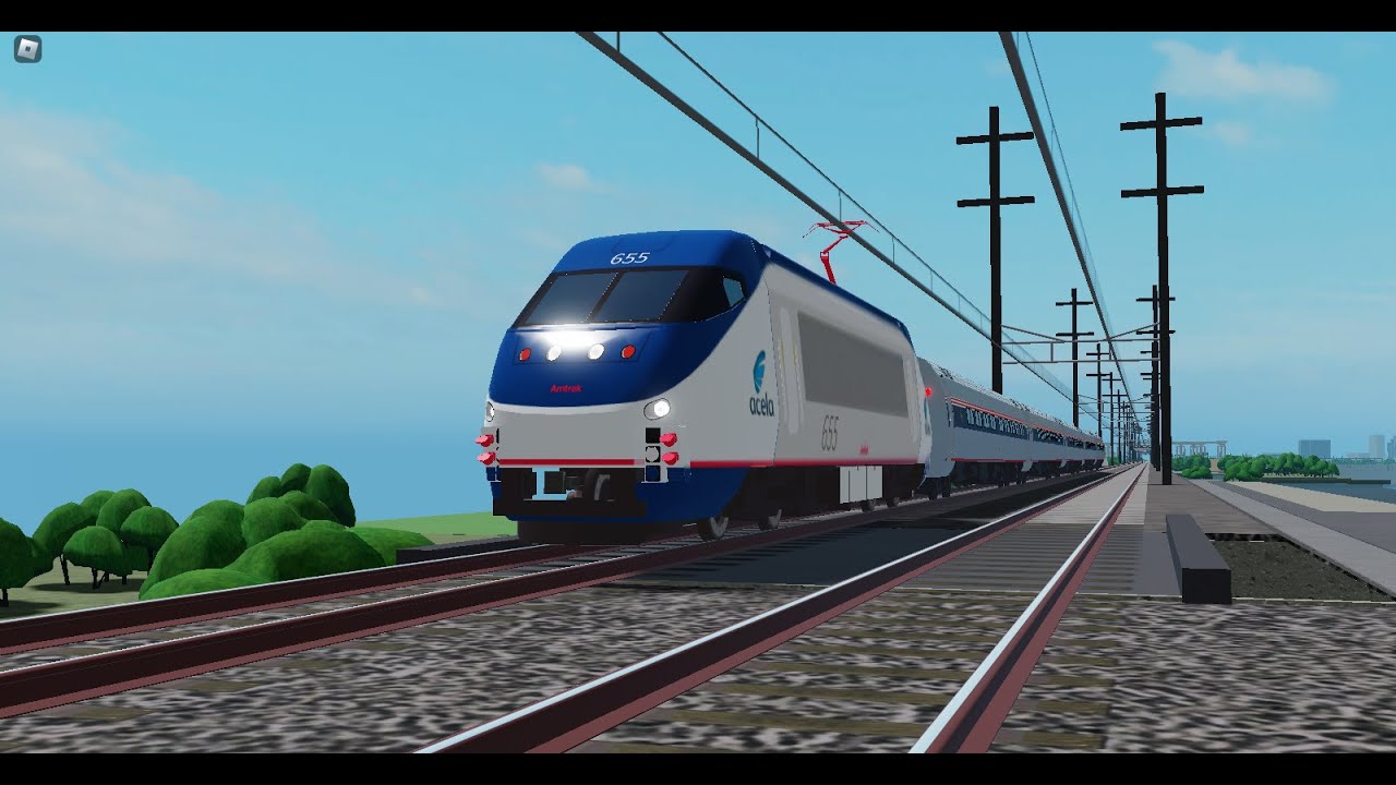 Roblox NEC Amtrak HHP8 Keystone Outbound - YouTube