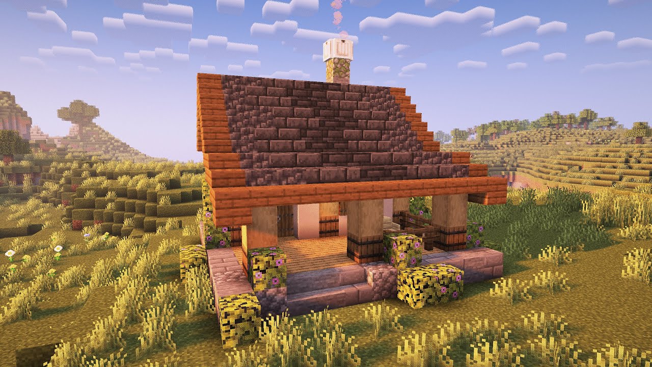 Minecraft Easy Starter House - YouTube