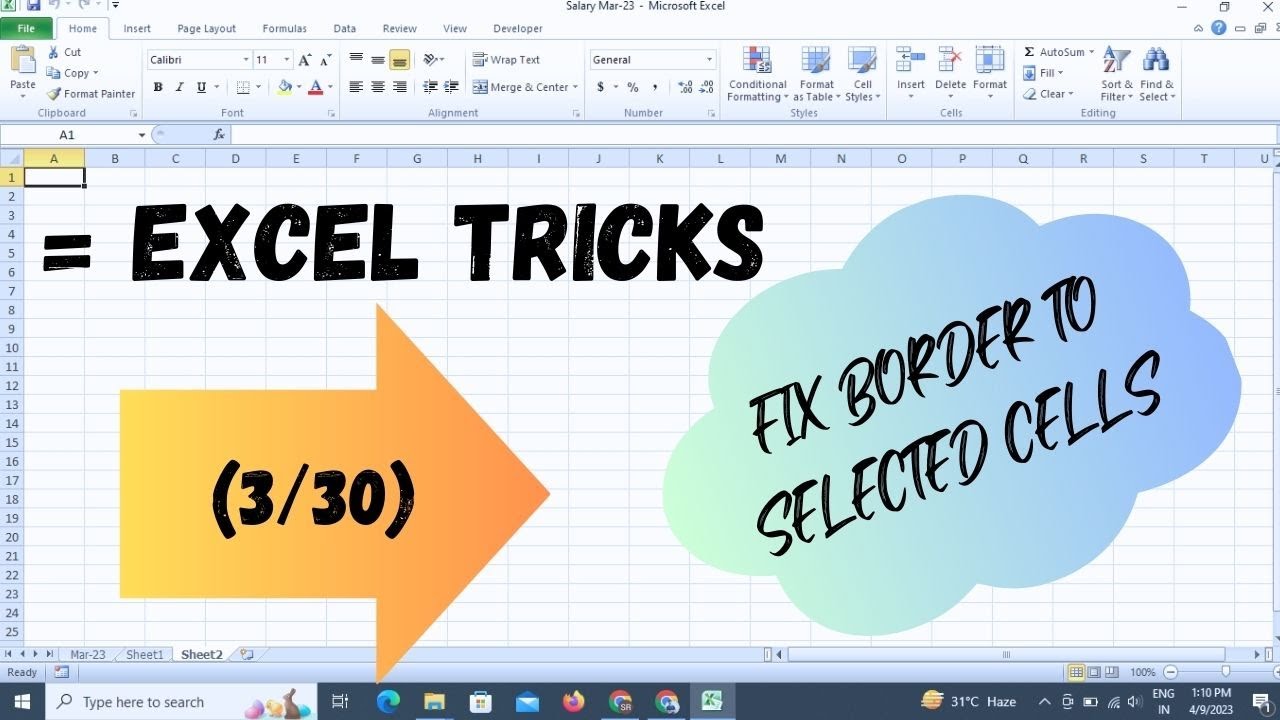 30 Excel Tricks || =03/30 || Each in 10 Seconds - YouTube