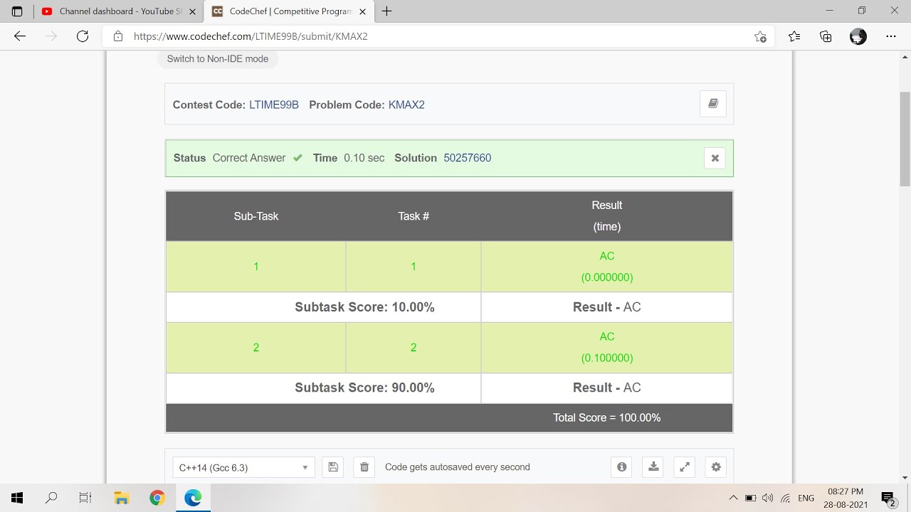 K th Maximum Codechef Solution YouTube k-th-maximum-codechef-solution-youtube