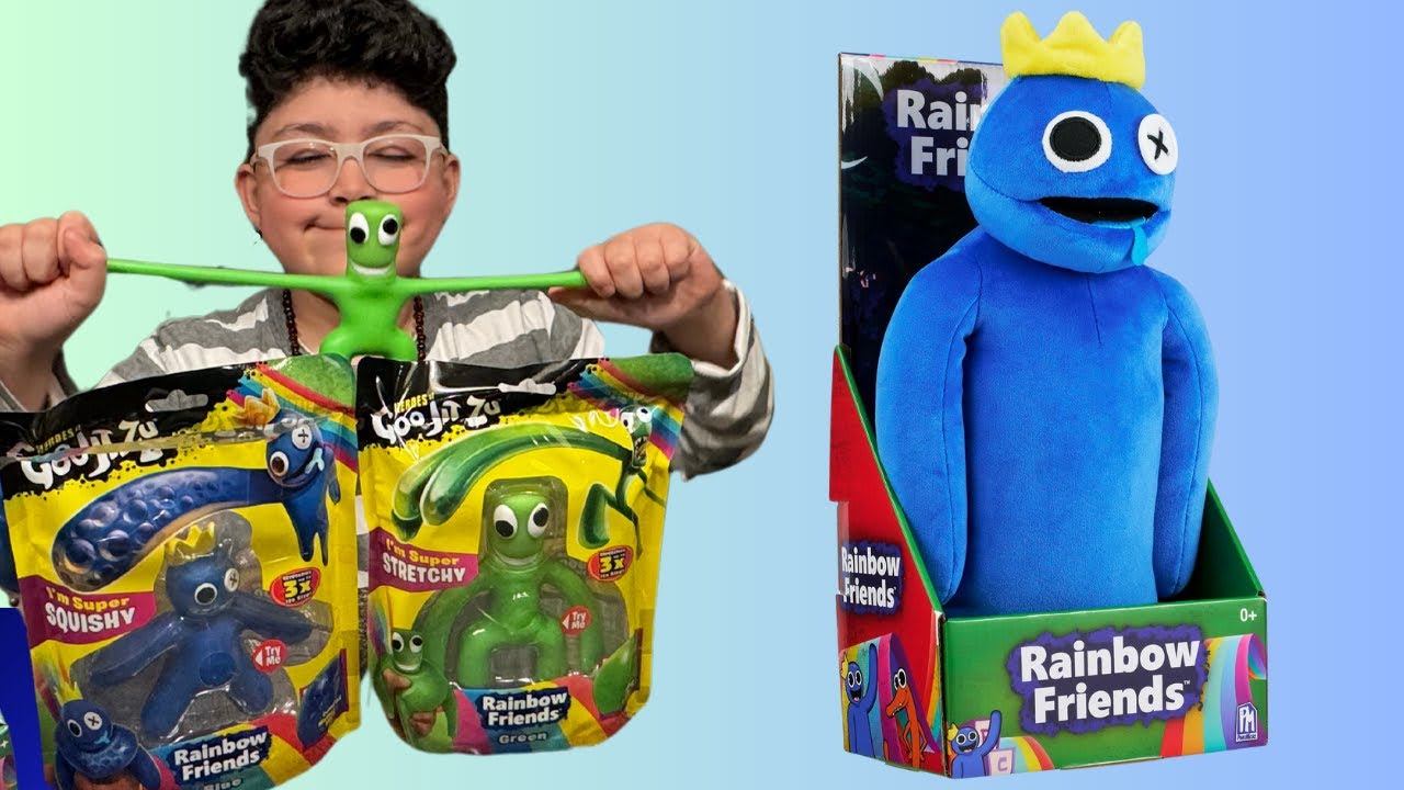 RAINBOW FRIENDS GOO JIT ZU TOYS & PLUSH UNBOXING & COLLECTION - YouTube