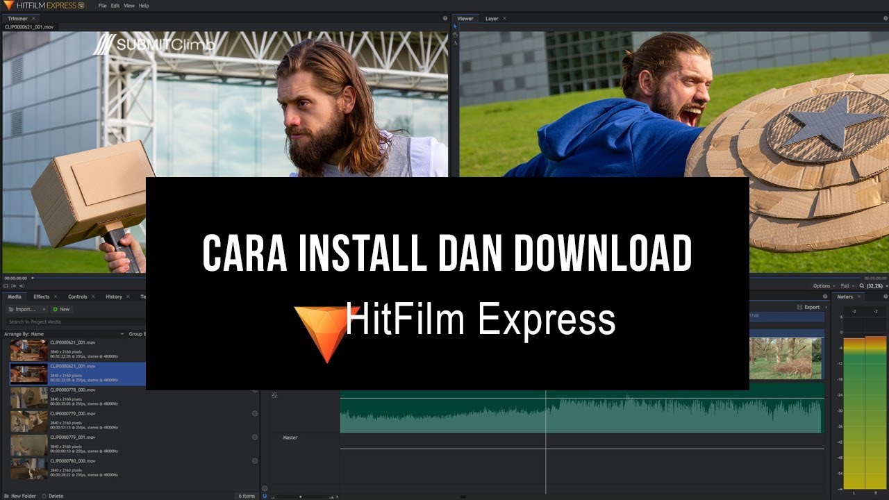 Panduan Cara Install dan Download HITFILM EXPRESS - YouTube