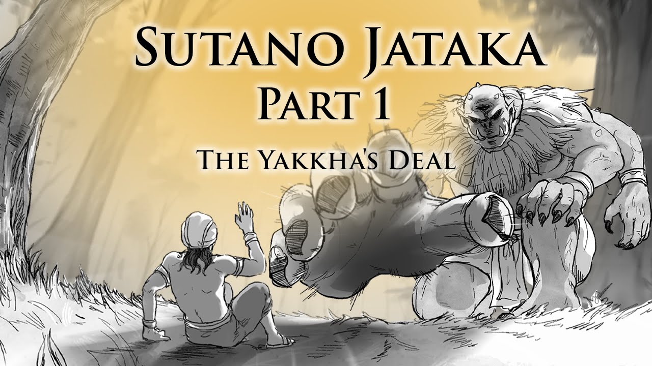 The Yakkha's Deal | Sutano Jataka (Part 1) | Animated Buddhist Stories ...