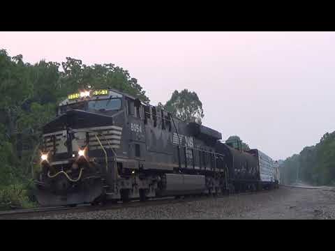 (NS CNO&TP Railfanning) NS Mixed Freight SB Cresting Kings Mountain - YouTube