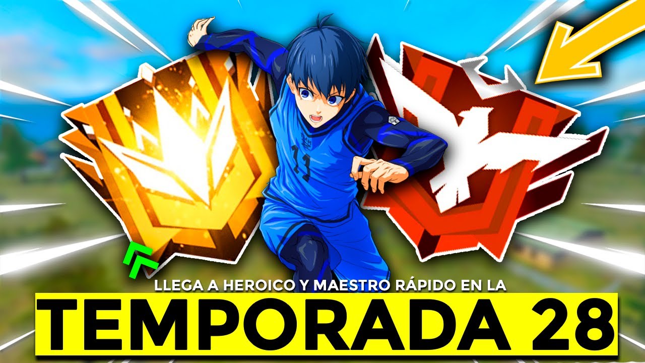 COMO LLEGAR A HEROICO Y MAESTRO EN DUELO DE ESCUADRAS RÁPIDAMENTE TEMPORADA 28 EN FREE FIRE 😮 ...