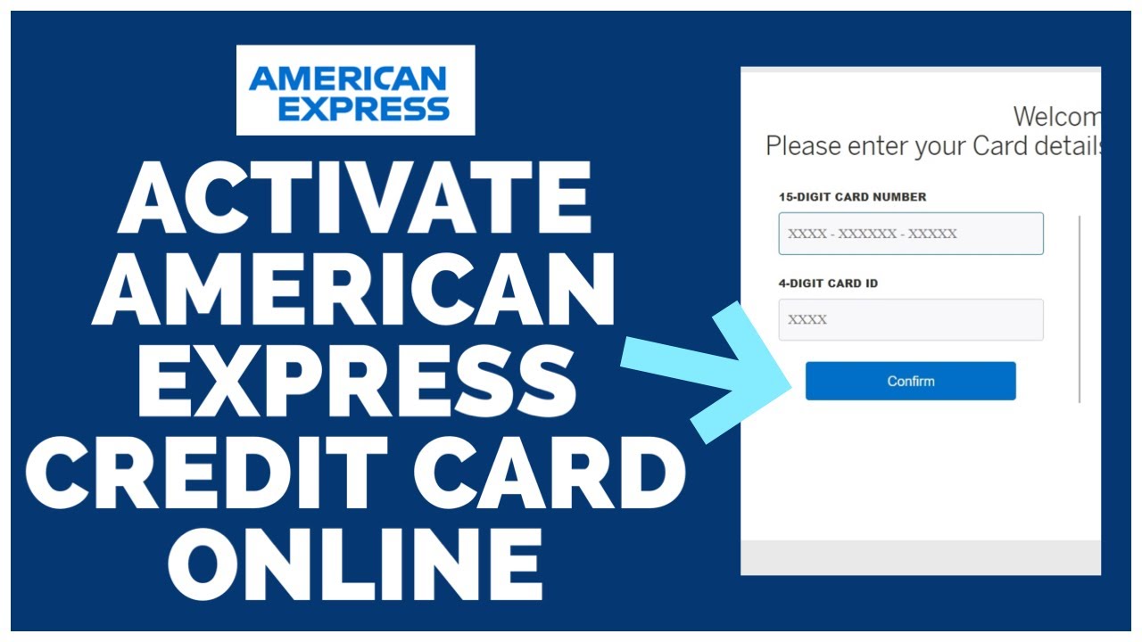 How To Activate American Express Credit Card Online? - YouTube