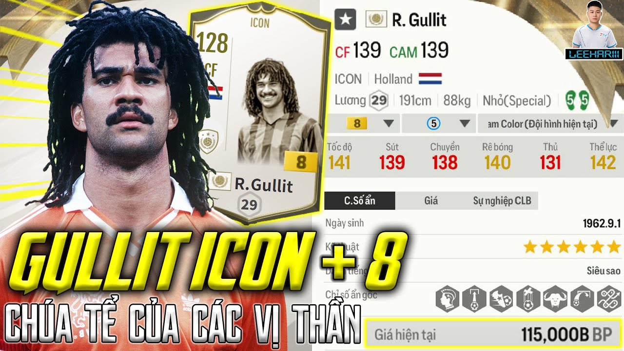 TRẢI NGHIỆM GULLIT ICON +8 ĐẦU TIÊN CỦA SERVER - CHÚA TỂ CỦA CÁC VỊ ...