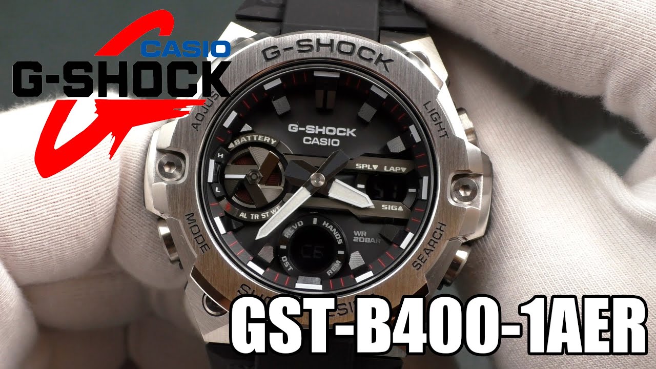 CASIO GST-B400-1AER G-Shock - YouTube