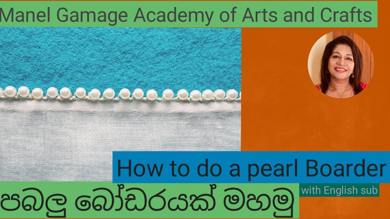 Pearl Boader | Edging lace | How to do a pearl edging step by step ...