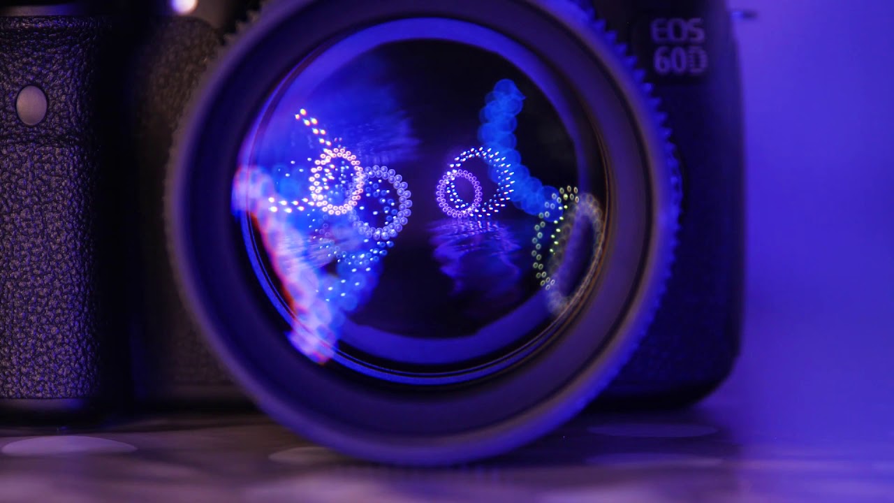 Copyright Free - Lighting Effects On A Camera Lens | Stock Video 1080 ...