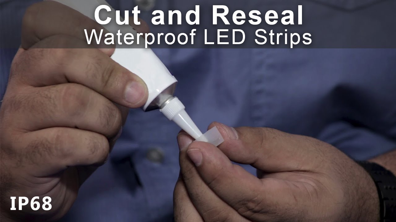 IP68 LED Strips Solder Cut and Re-Seal - YouTube