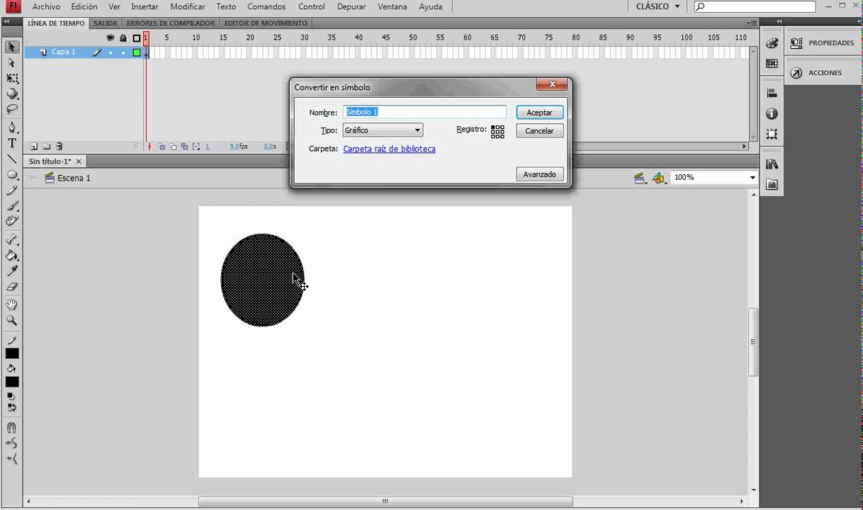 Animacion cuadro por cuadro en Flash - YouTube