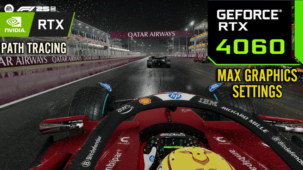 F1 25 With Path Tracing on a RTX 4060 8GB - PC Benchmark - YouTube